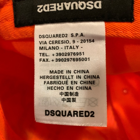 DSQUARED | Accessories | Dsquared2 Twin Camp Area Hat | Poshmark